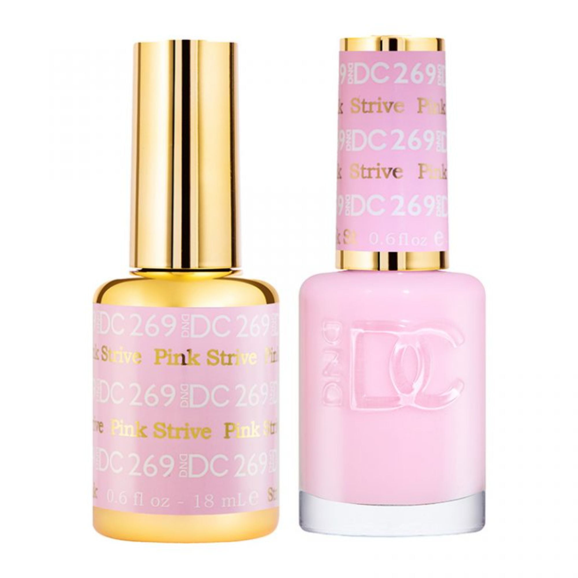 Daisy DND DC Pink Strive Gel Polish #269, Long-Lasting Chip-Free Gel ...