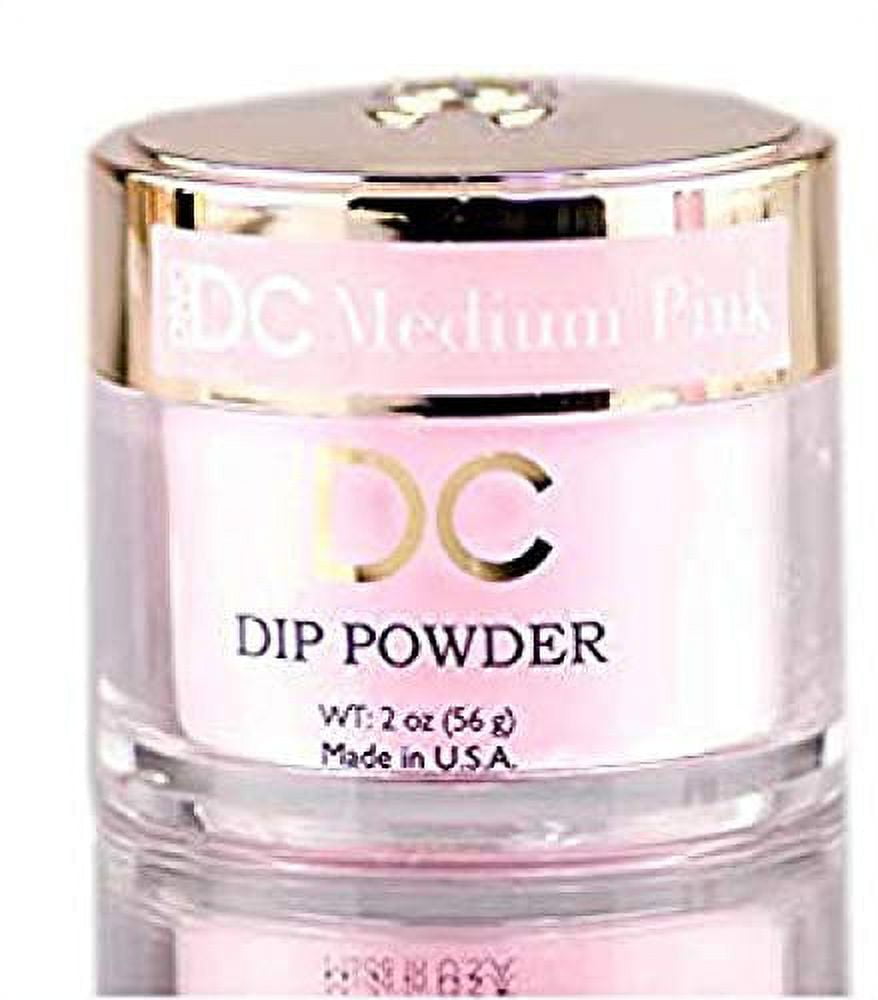 DND DC Pink & White CLEAR BASE Natural DIP POWDER for Nails, Daisy ...