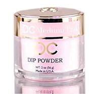 DND DC Pinks DIP POWDER for Nails 1.6oz, 45g, Daisy Dipping (with bonus side Glitter) Made in ...