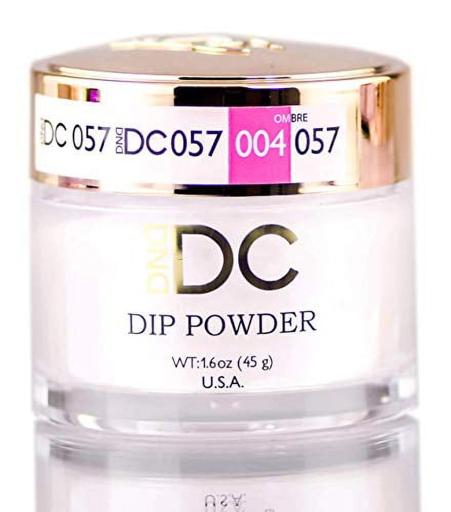 DND DC Pink & White CLEAR BASE Natural DIP POWDER for Nails, Daisy ...
