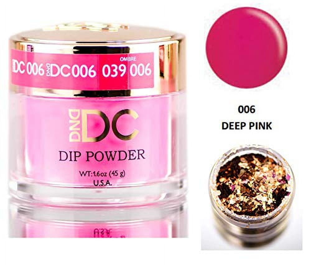 DND DC Pinks DIP POWDER for Nails 1.6oz, 45g, Daisy Dipping (with bonus ...