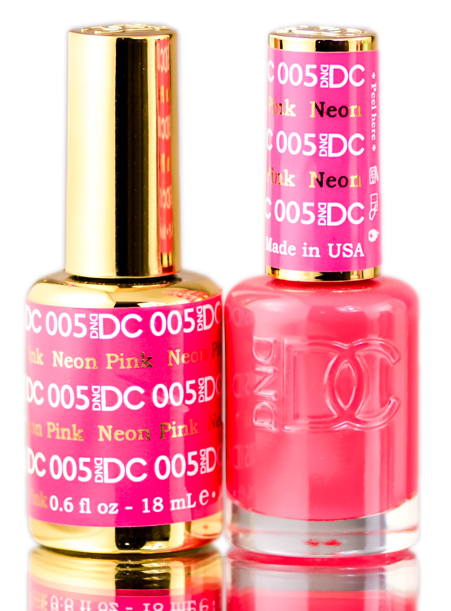 DND DC Pinks GEL POLISH DUO, Gel Lacquer 0.5 oz + Matching Nail Polish ...