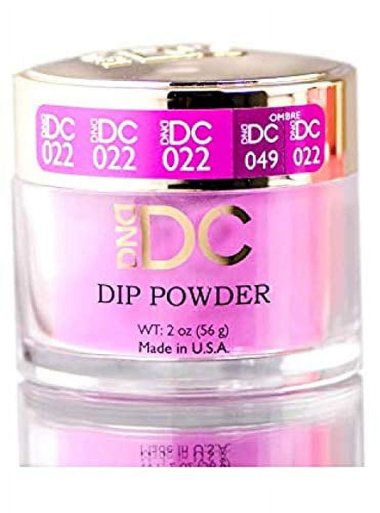 DND DC Purples DIP POWDER for Nails 1.6oz, 45g, Daisy Dipping (with bonus side Glitter) Made in ...