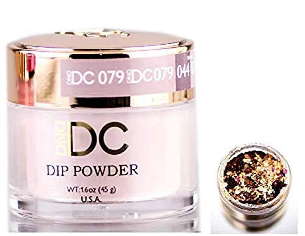 DND DC Purples DIP POWDER for Nails 1.6oz, 45g, Daisy Dipping (with bonus side Glitter) Made in ...