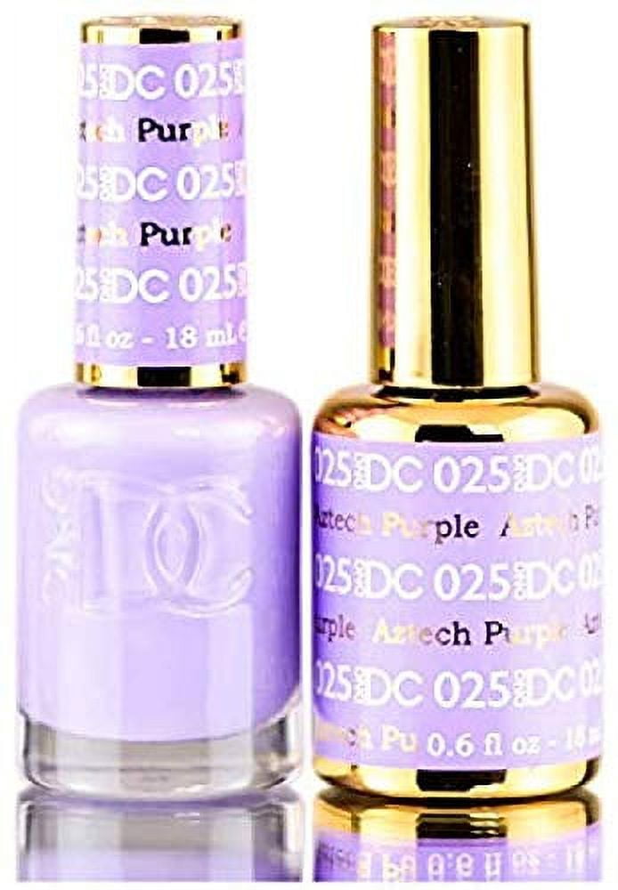 DND DC Purples GEL POLISH DUO, Gel Lacquer 0.5 oz + Matching Nail ...