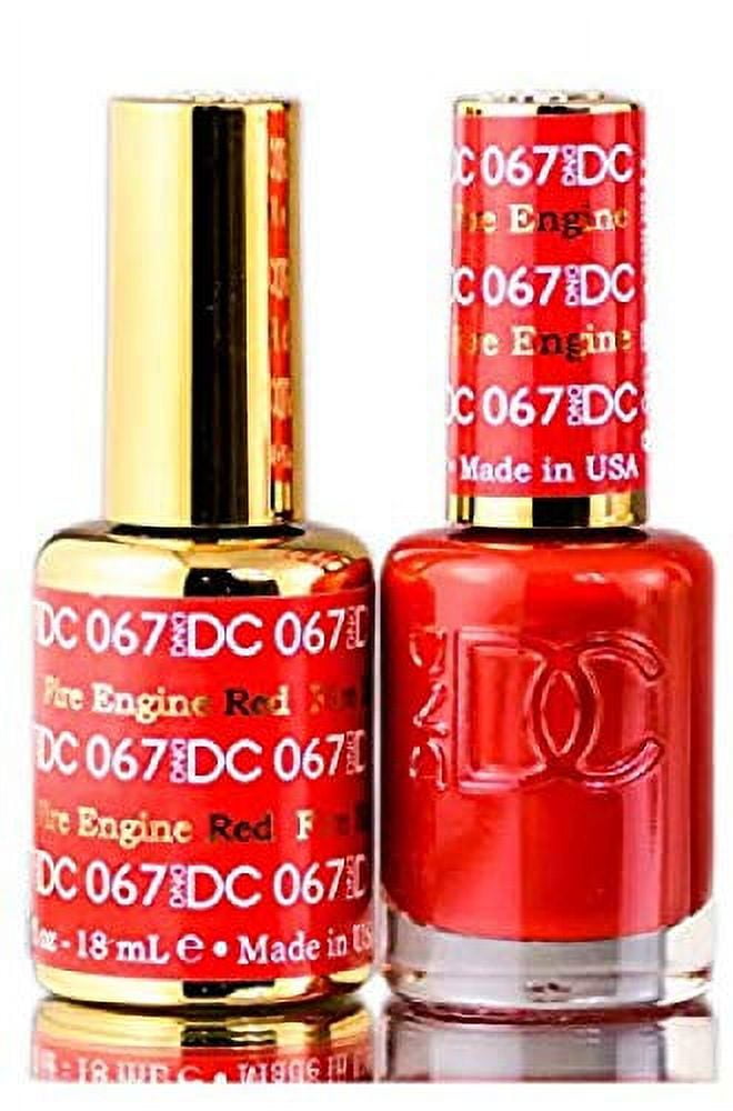 DND DC Reds GEL POLISH DUO, Gel Lacquer 0.5 oz + Matching Nail Polish ...