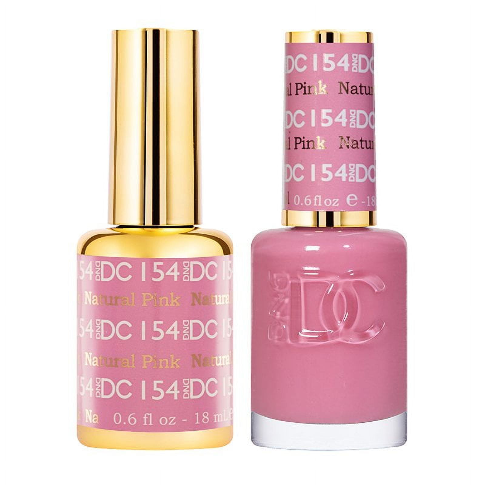 DND DC Soak Off Gel Polish + Matching Nail Polish Duo 154 Natural Pink ...