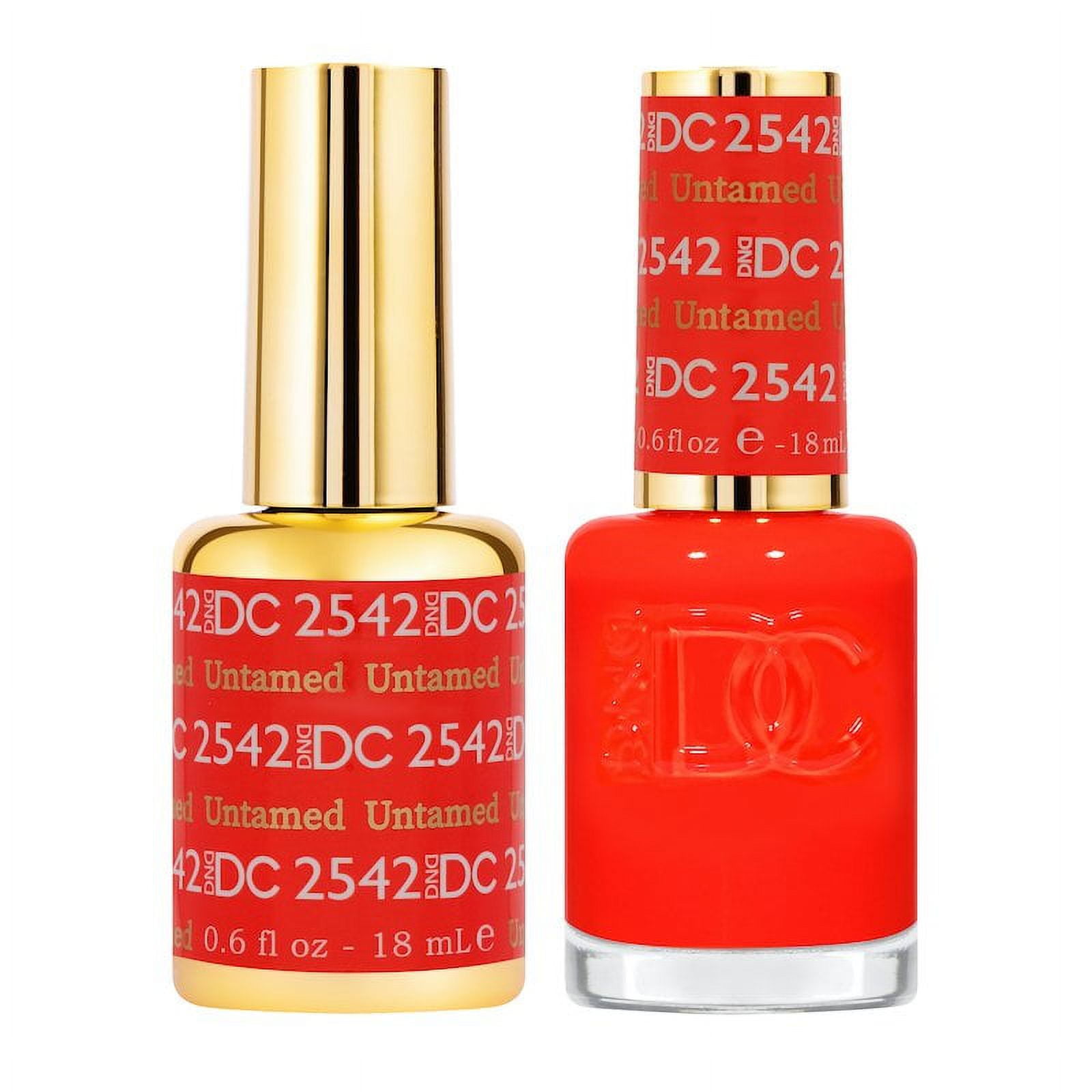 DND DC Soak Off Gel Polish + Matching Nail Polish Duo 2542 Untamed ...