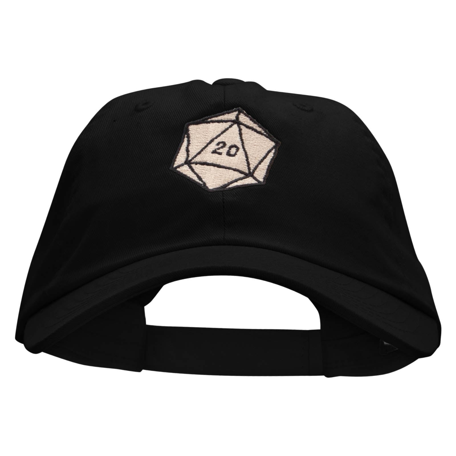 DND DIE mbroidered Low Profile Dyed Cotton Twill Cap - Black OSFM ...