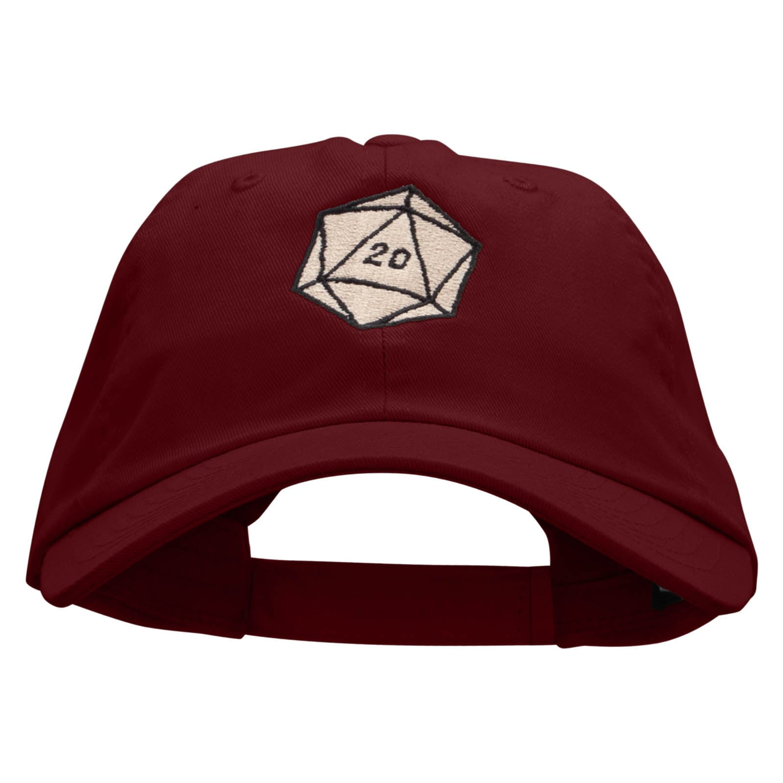 DND DIE mbroidered Low Profile Dyed Cotton Twill Cap - Wine OSFM ...