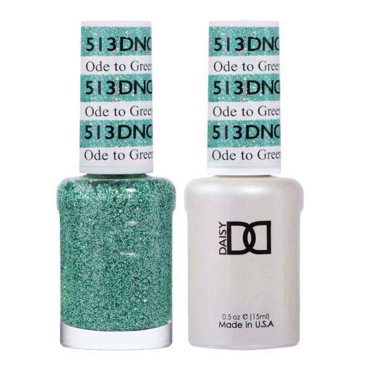 DND Daisy Nail Design - Gel & Lacquer Combo - Ode to Green 513 ...