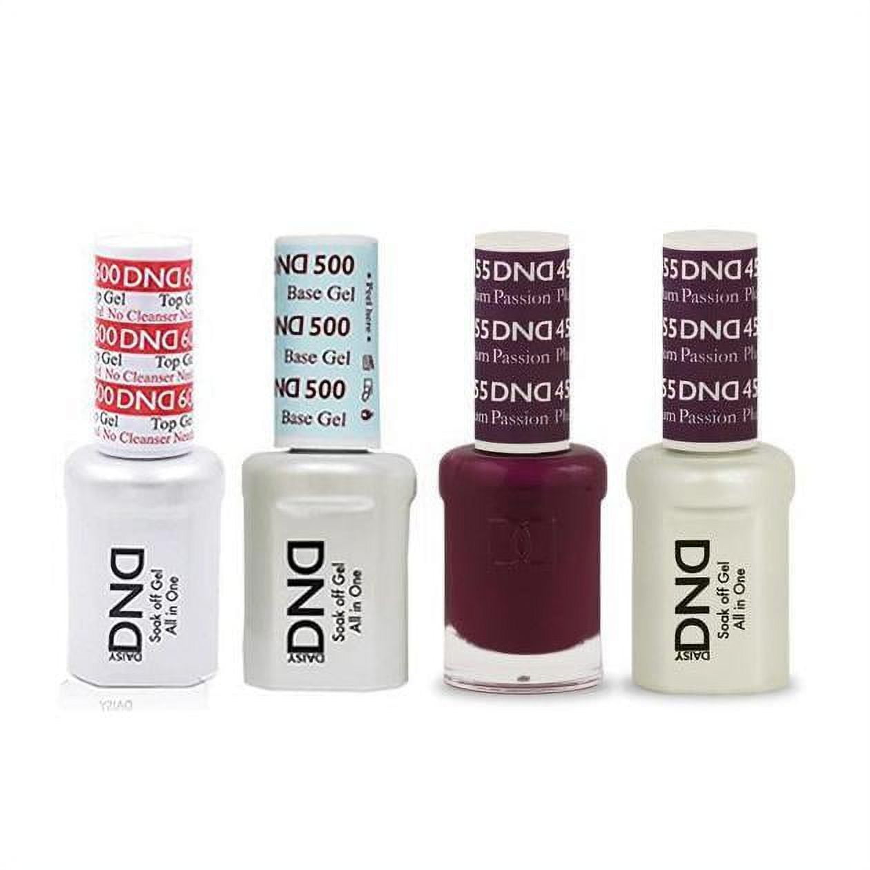 DND Daisy Nail Design Gel Polish 4ct Combo - Base, No Cleanse Top, Gel ...