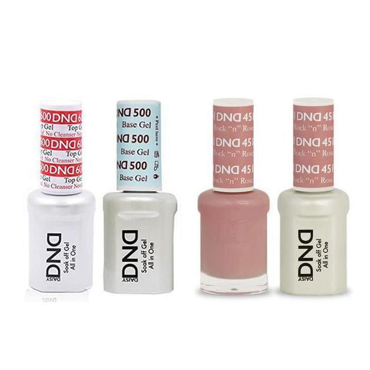 DND Daisy Nail Design Gel Polish 4ct Combo - Base, No Cleanse Top, Gel ...