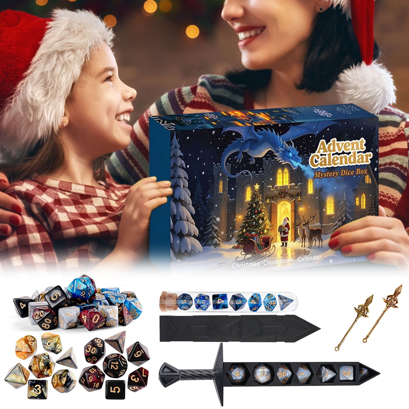 DND Dice Advent Calendar 2025 Mystery 24 Days Surprise RPG 2025 New MTG ...