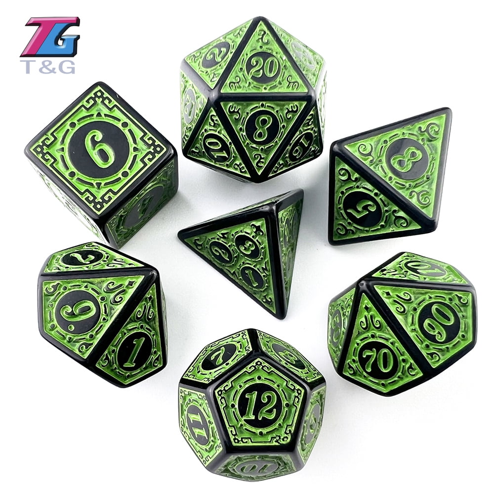 DND Dice Set Polyhedral Dice High Quality Plastic Dice Set Unique ...