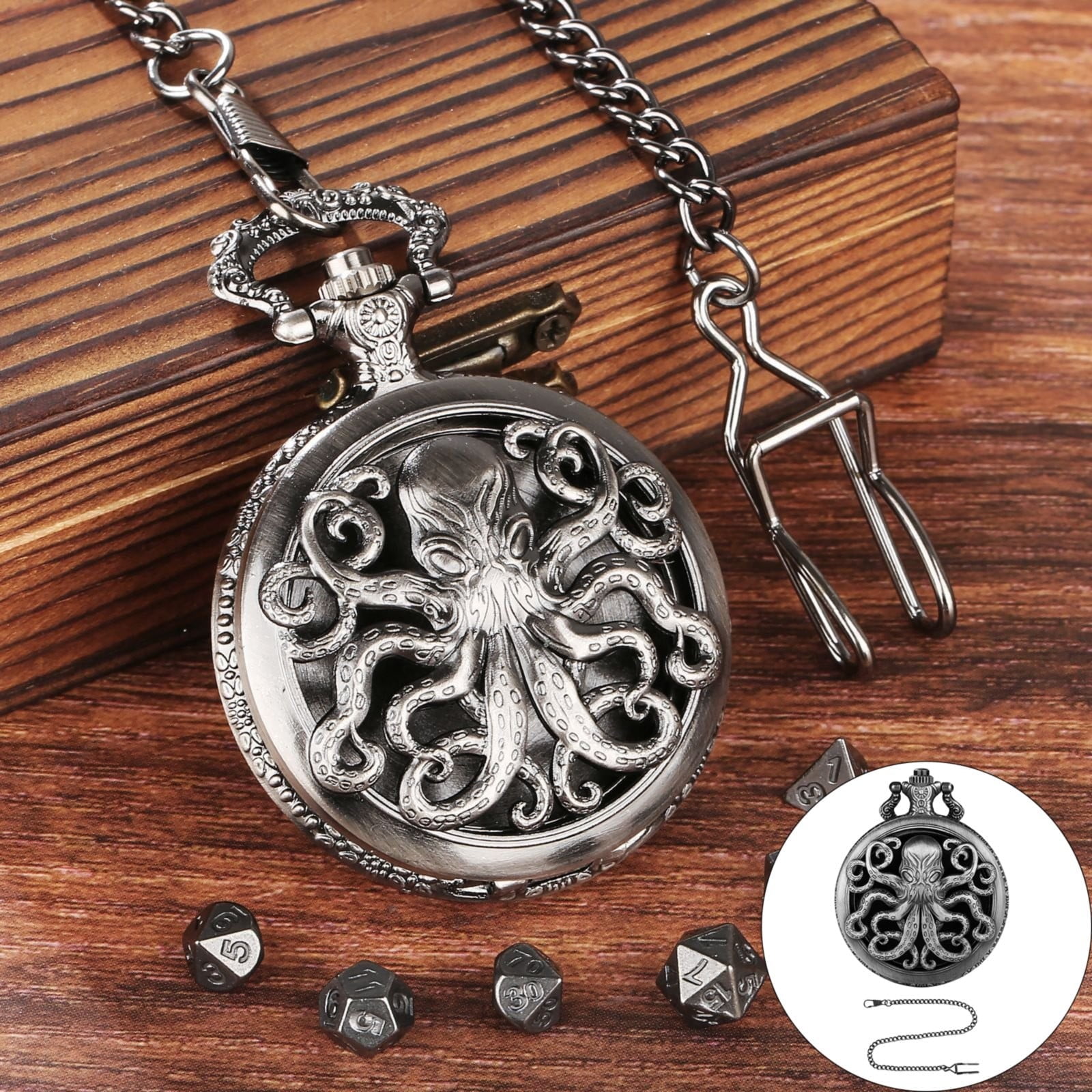 DND Dice Set Polyhedral Metal 7pcs Dices for Dungeon and Dragons in ...