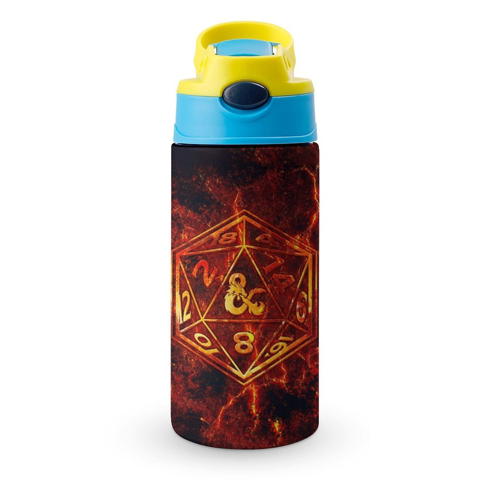 DND Dungeo-,ns And Dragon Water Bottle with Straw Lid Vacuum Insulated ...