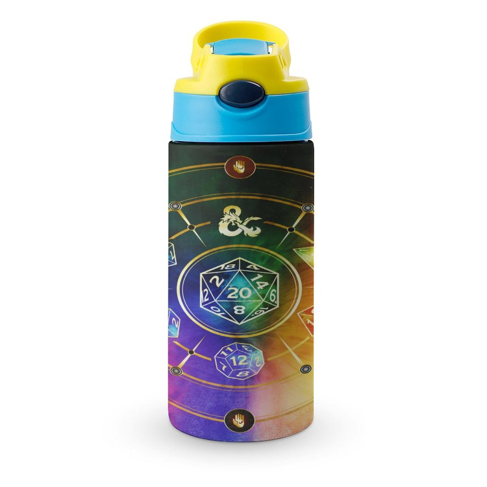 DND Dungeo-,ns And Dragon Water Bottle with Straw Lid Vacuum Insulated ...