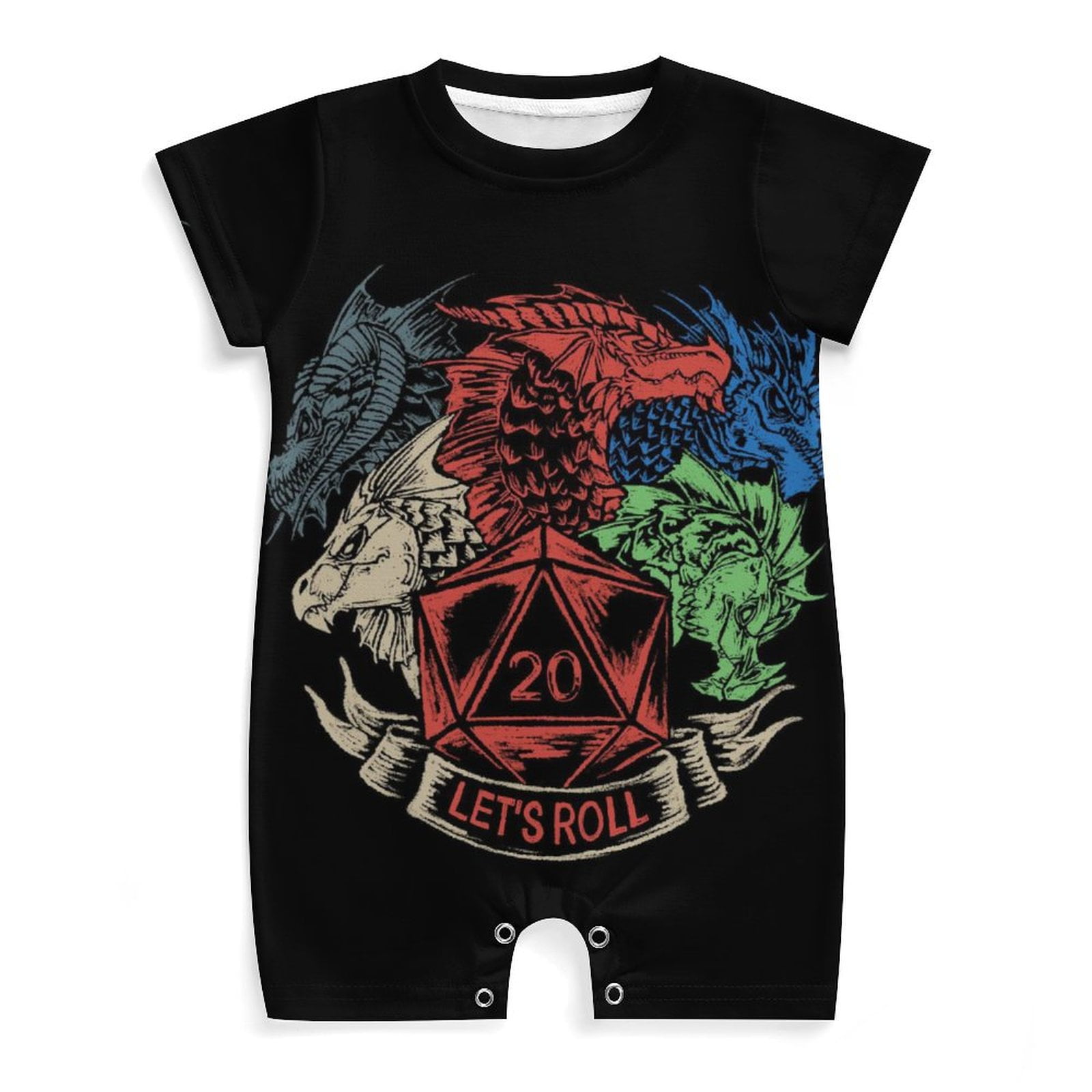 DND Dungeons And Dragons (6) Toddler Baby Boy Girls Clothes Romper ...