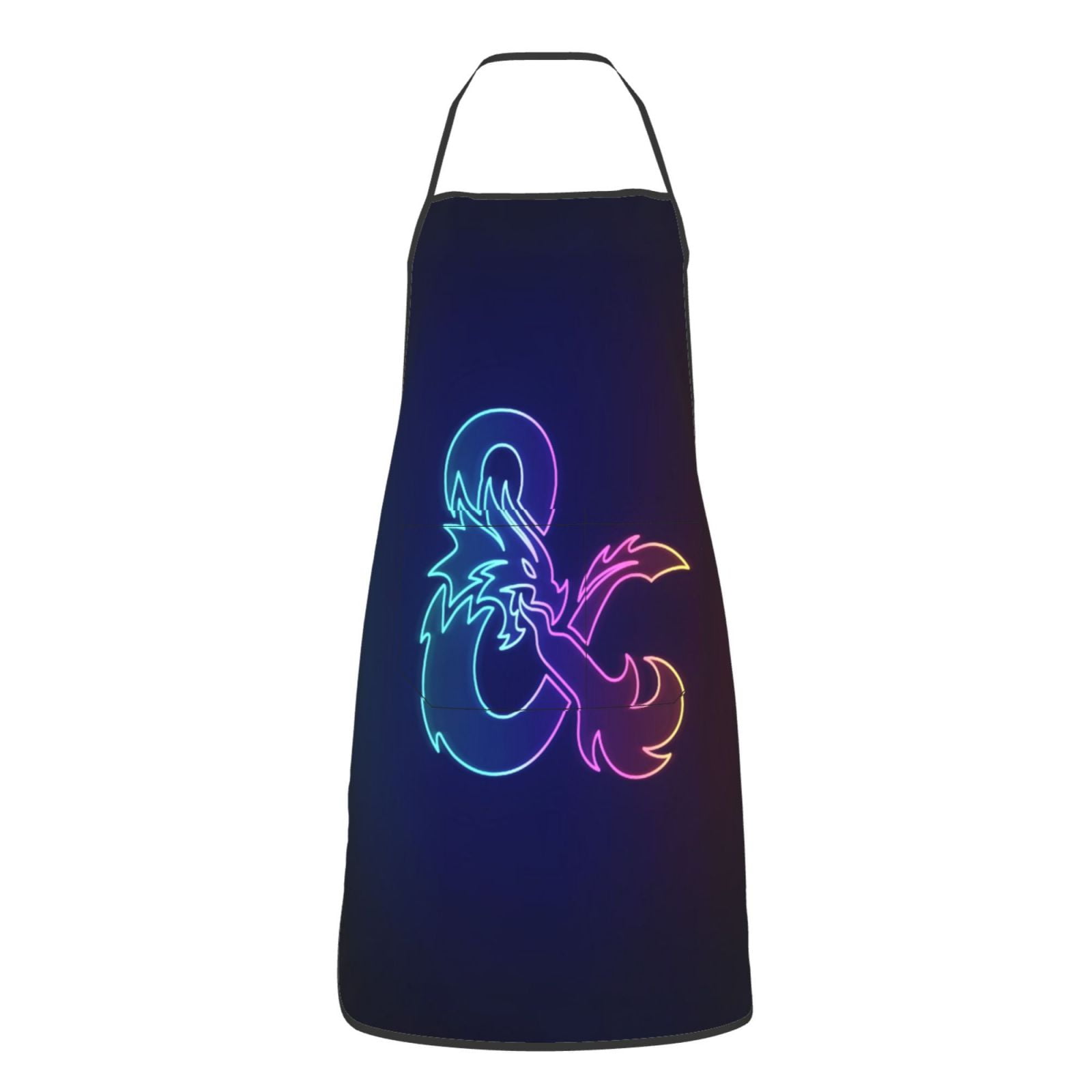 DND Dungeons And Dragons Apron 2 Pockets Adjustable Aprons for Cooking ...