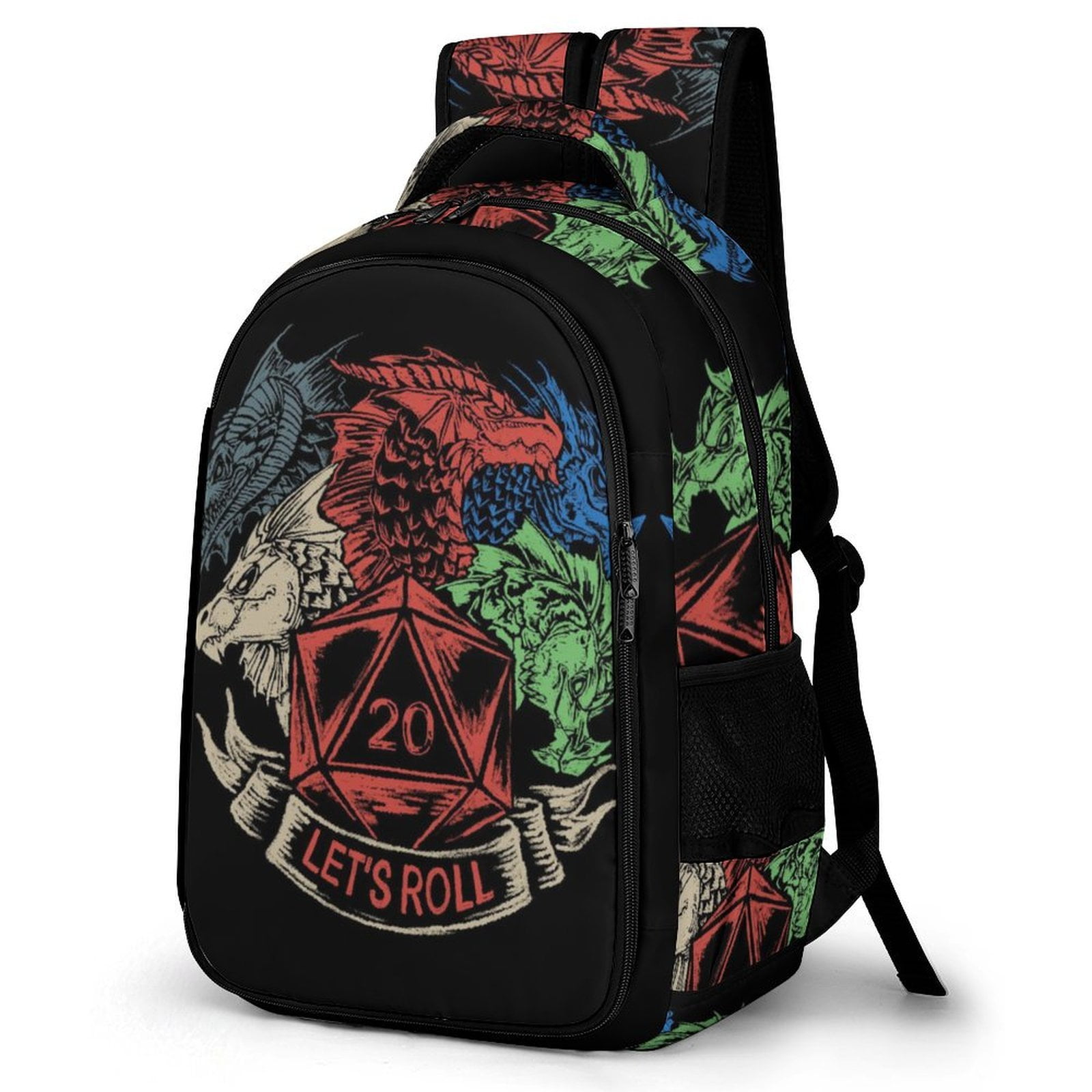 DND Dungeons And Dragons Backpack Cartoon Print for Travel Daily Use ...