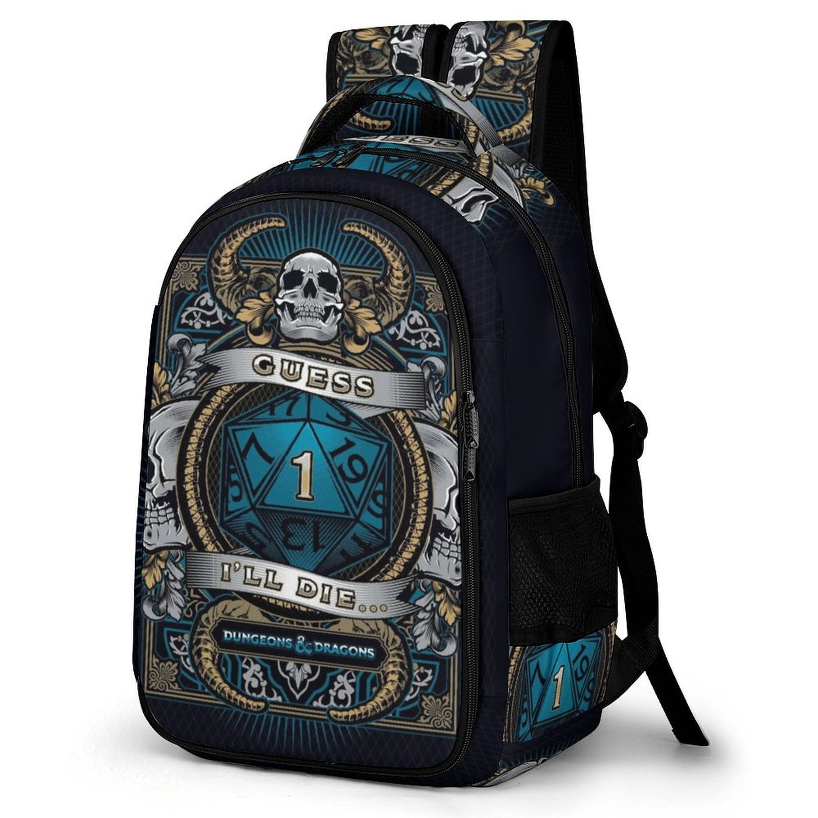 DND Dungeons And Dragons Backpack Cartoon Print for Travel Daily Use ...