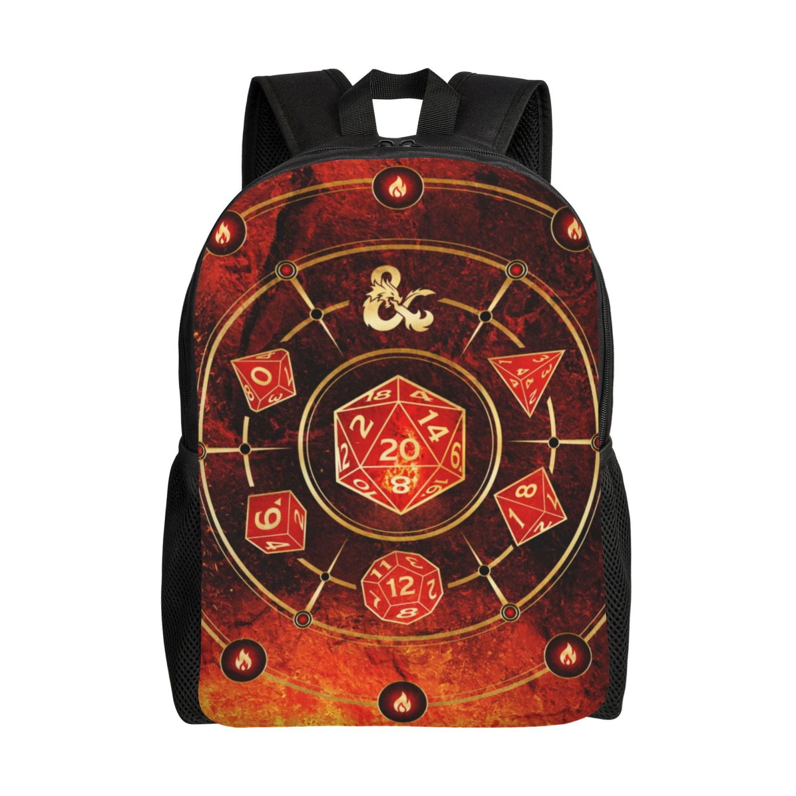 DND Dungeons And Dragons Backpac Cartoon Travel Bag Large Capacity ...