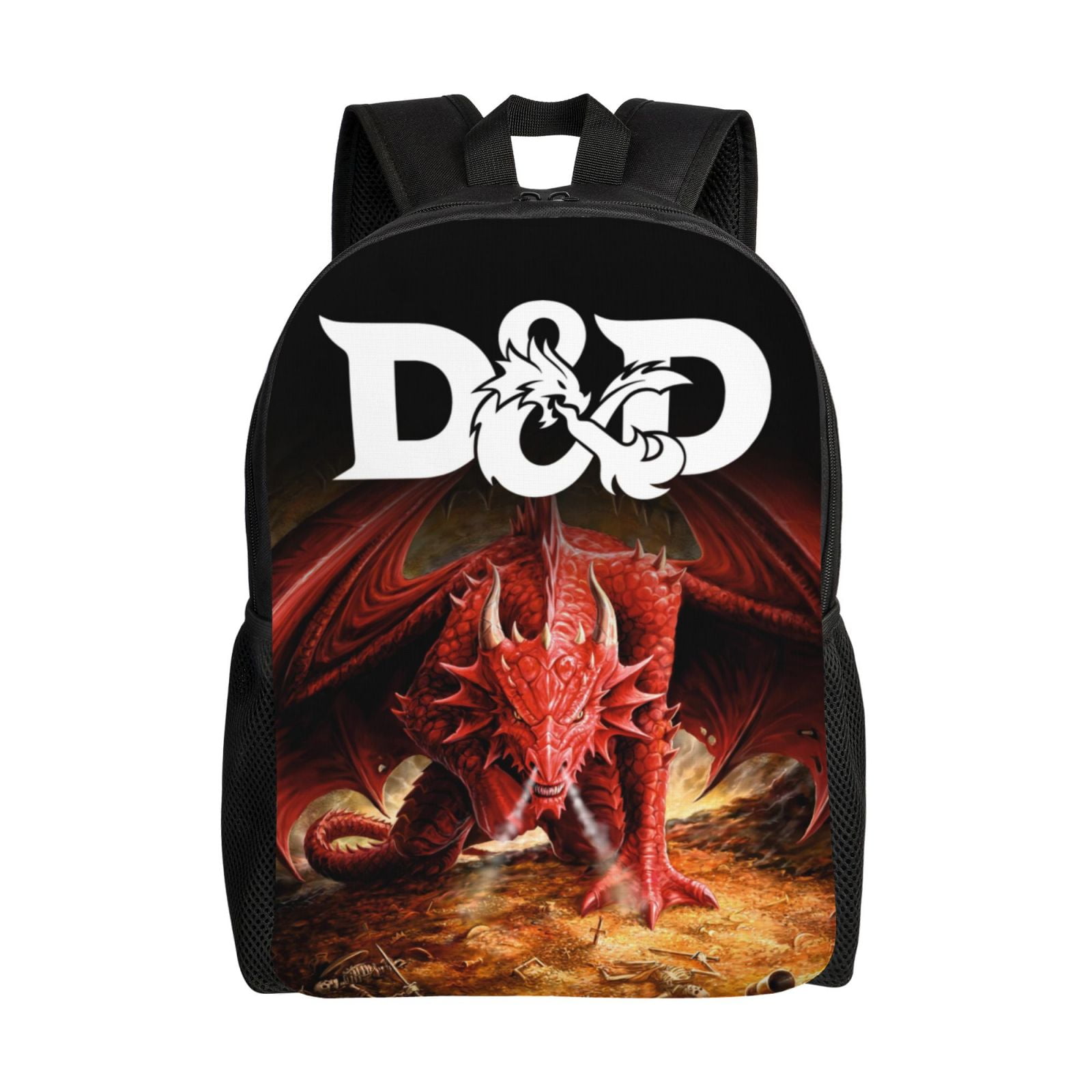 DND Dungeons And Dragons Backpac Cartoon Travel Bag Large Capacity ...