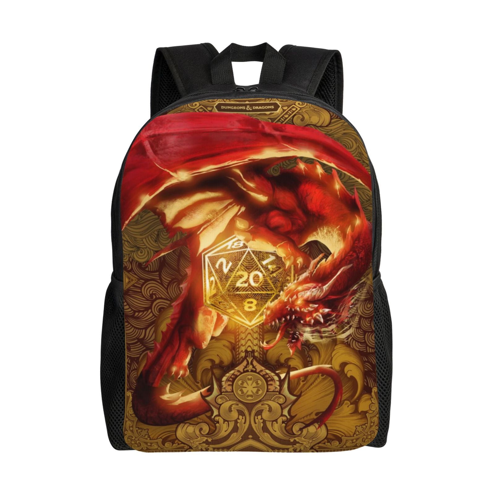 DND Dungeons And Dragons Backpac Cartoon Travel Bag Large Capacity ...