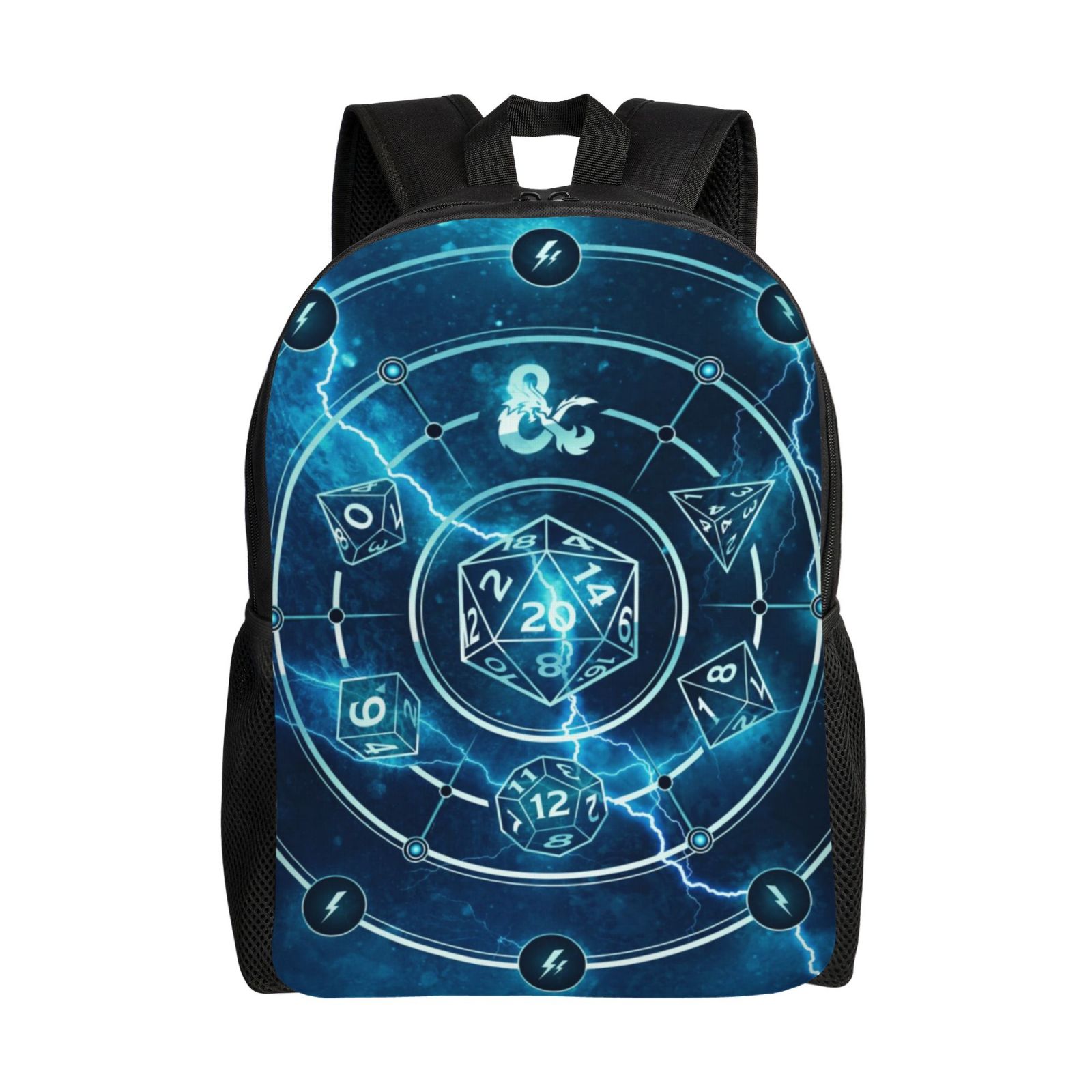 DND Dungeons And Dragons Backpac Cartoon Travel Bag Large Capacity ...