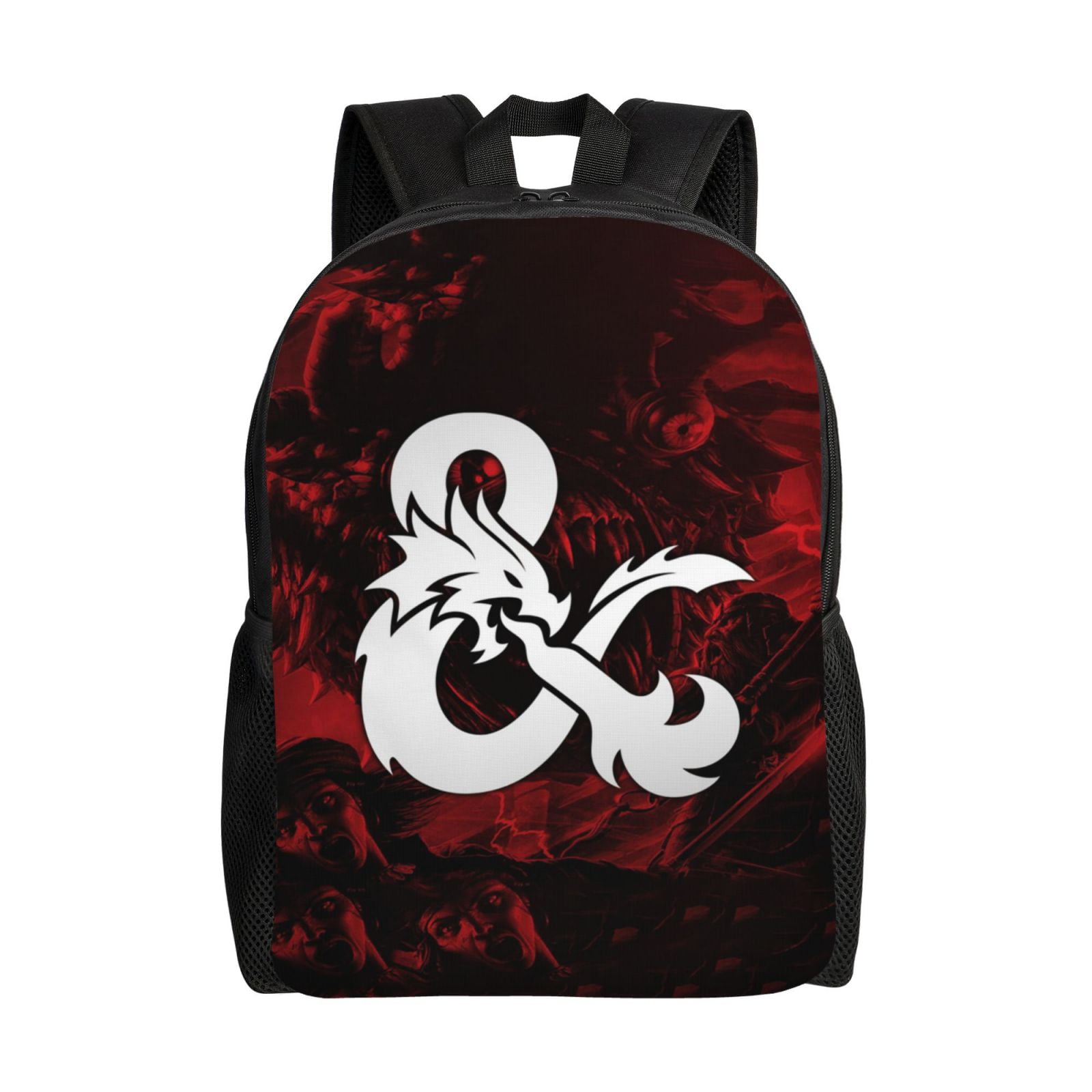 DND Dungeons And Dragons Backpac Cartoon Travel Bag Large Capacity ...