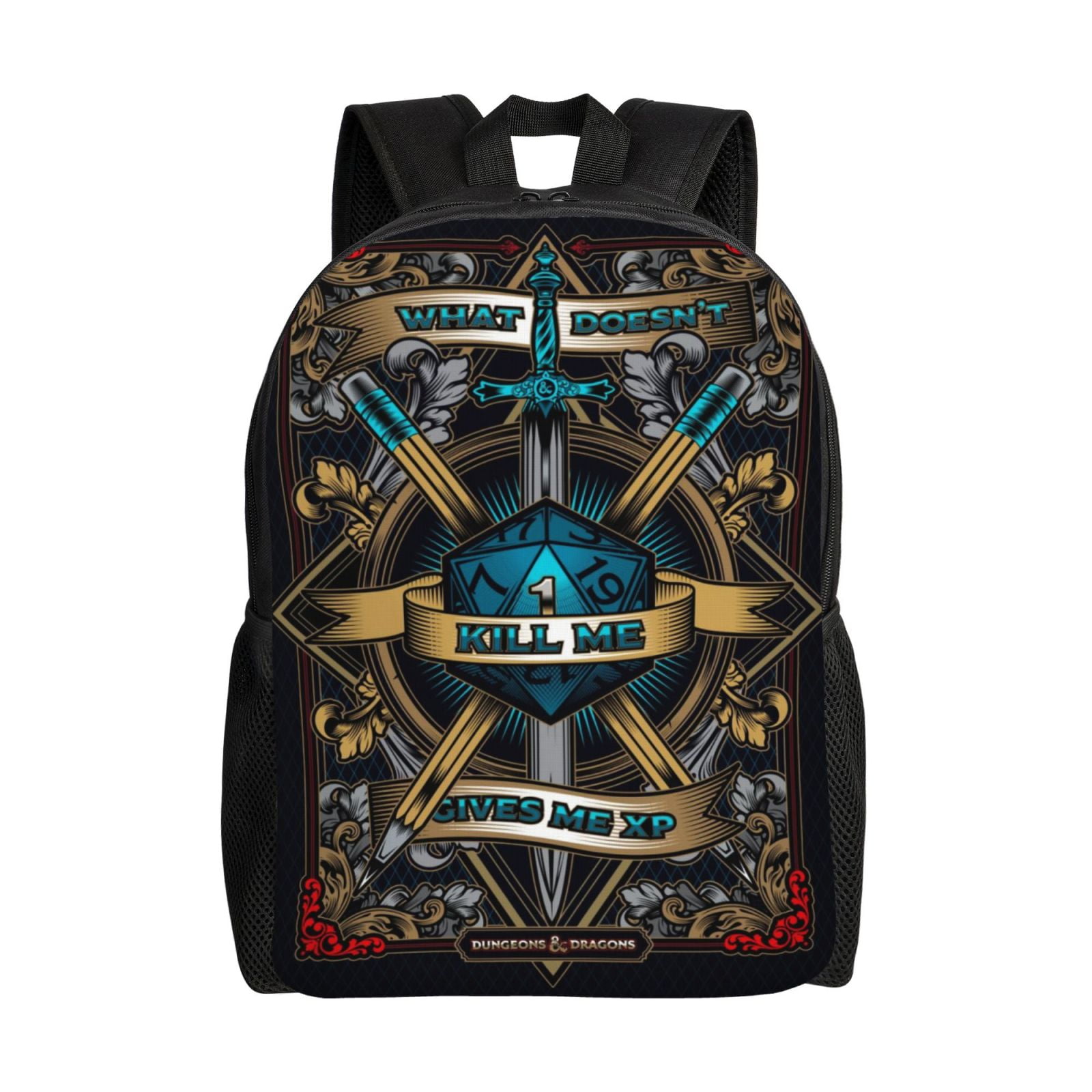 DND Dungeons And Dragons Backpack Cartoon school Bag Travel Bag ...