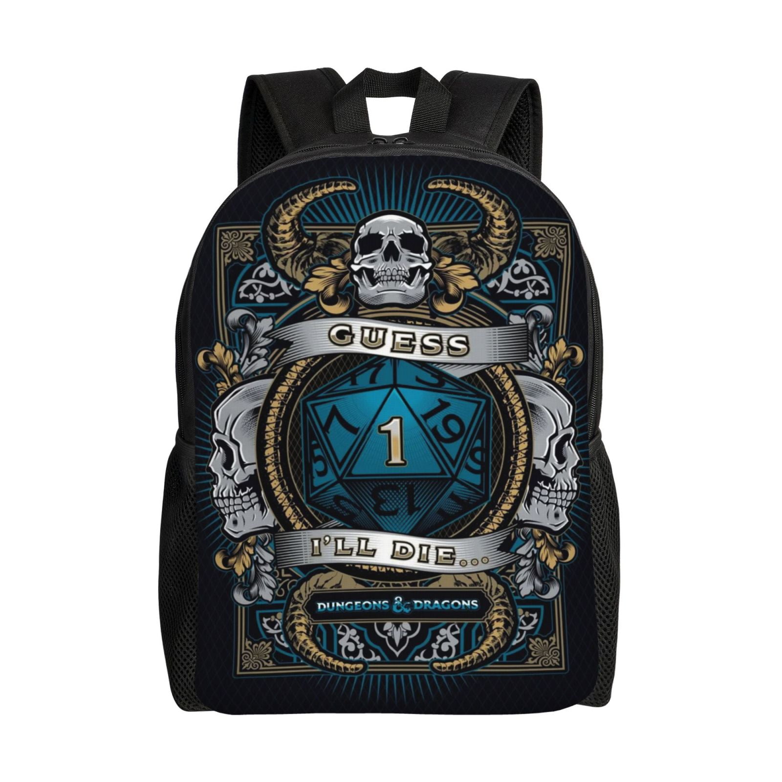 DND Dungeons And Dragons Backpac Cartoon Travel Bag Large Capacity ...