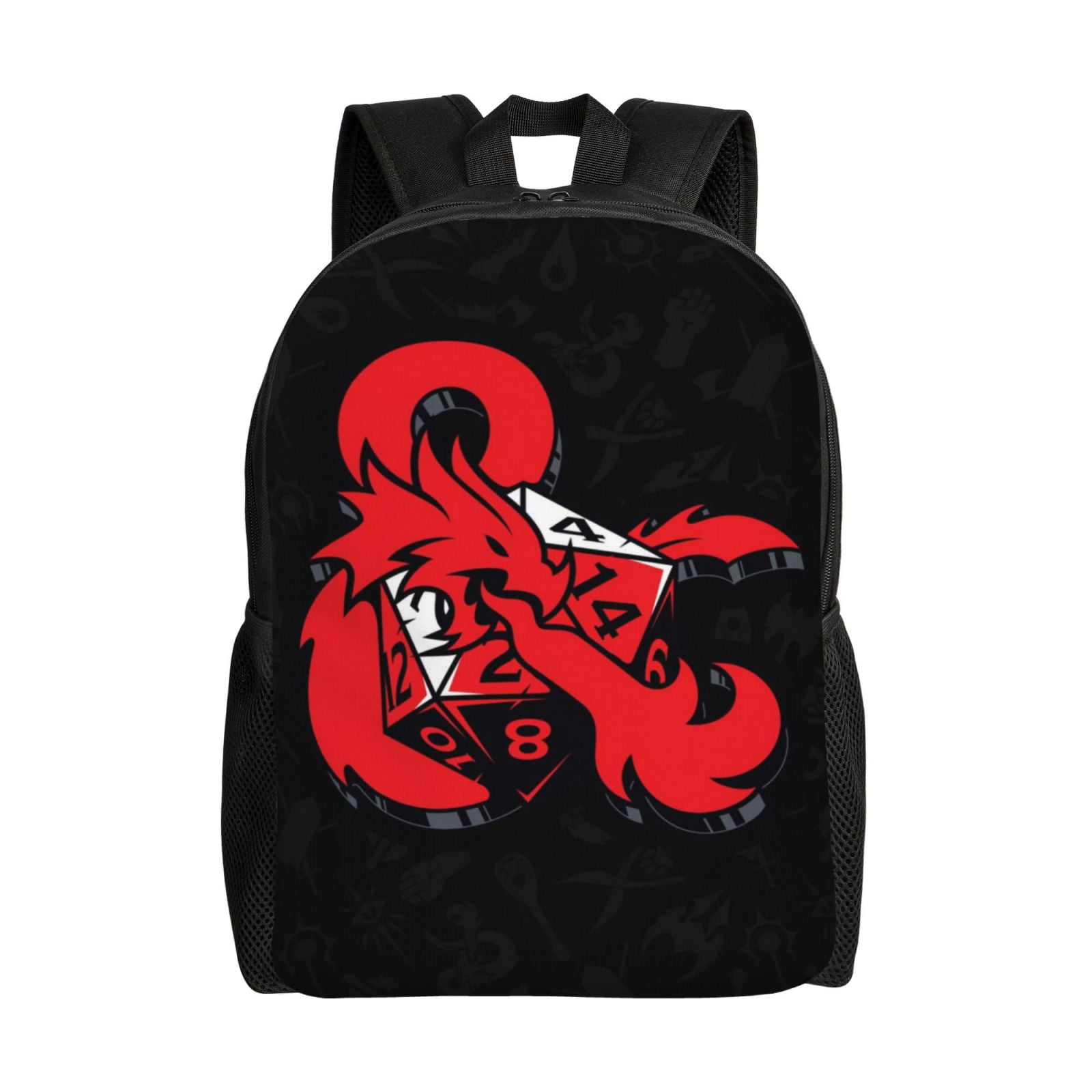 DND Dungeons And Dragons Backpac Cartoon Travel Bag Large Capacity ...