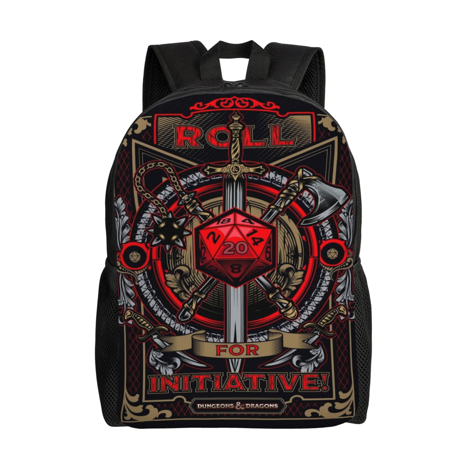 DND Dungeons And Dragons Backpac Cartoon Travel Bag Large Capacity ...