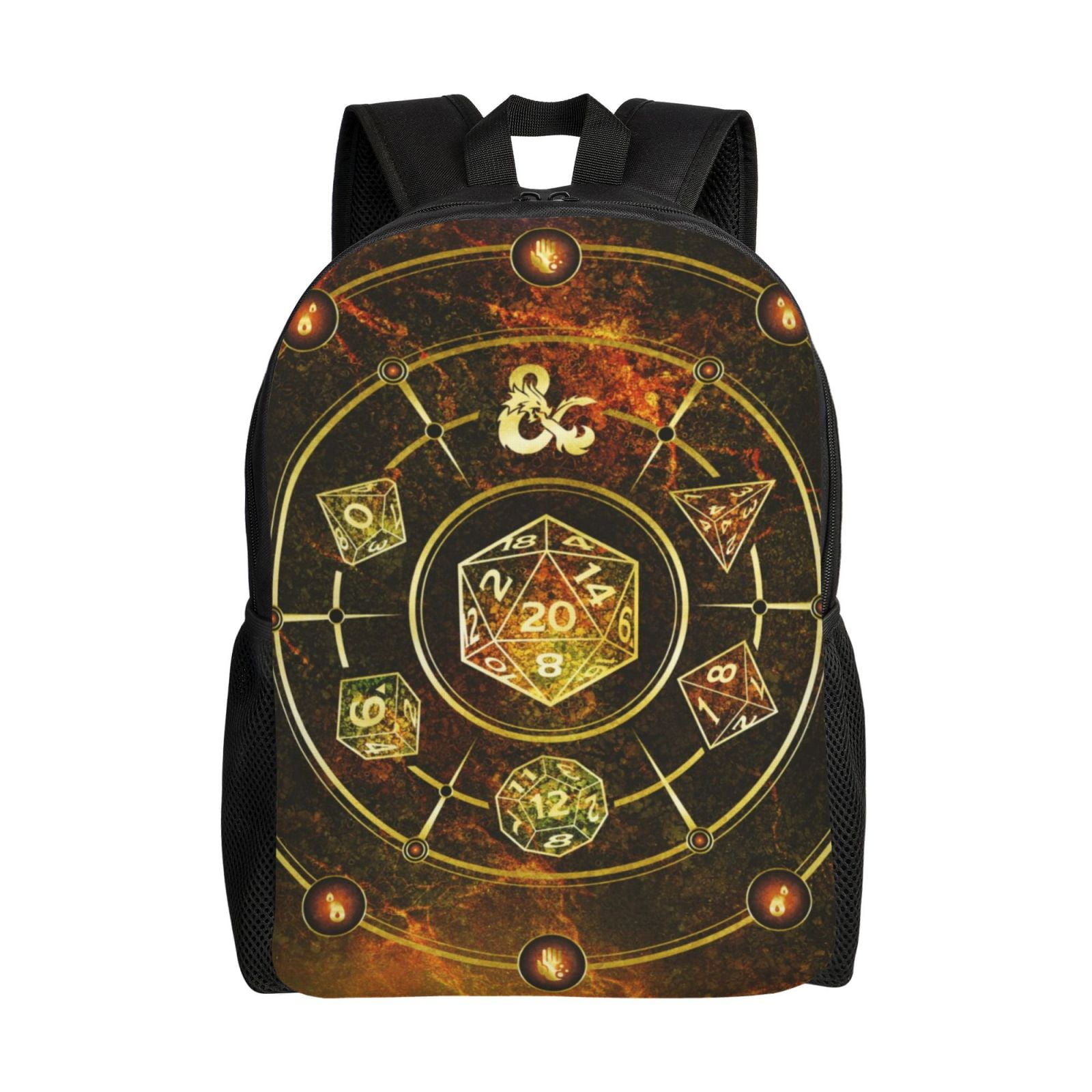 DND Dungeons And Dragons Backpac Cartoon Travel Bag Large Capacity ...