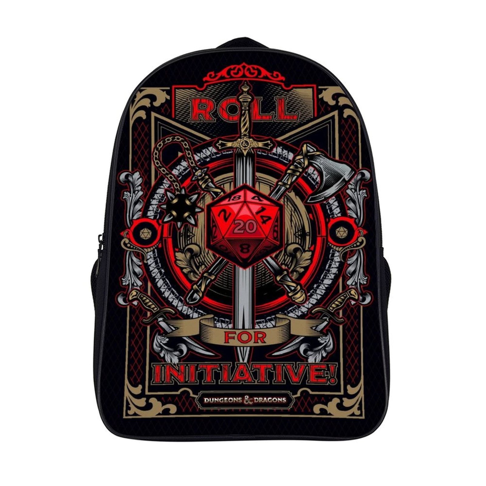 DND Dungeons And Dragons Backpack Unisex Bookbag Nylon Game Knapsack ...