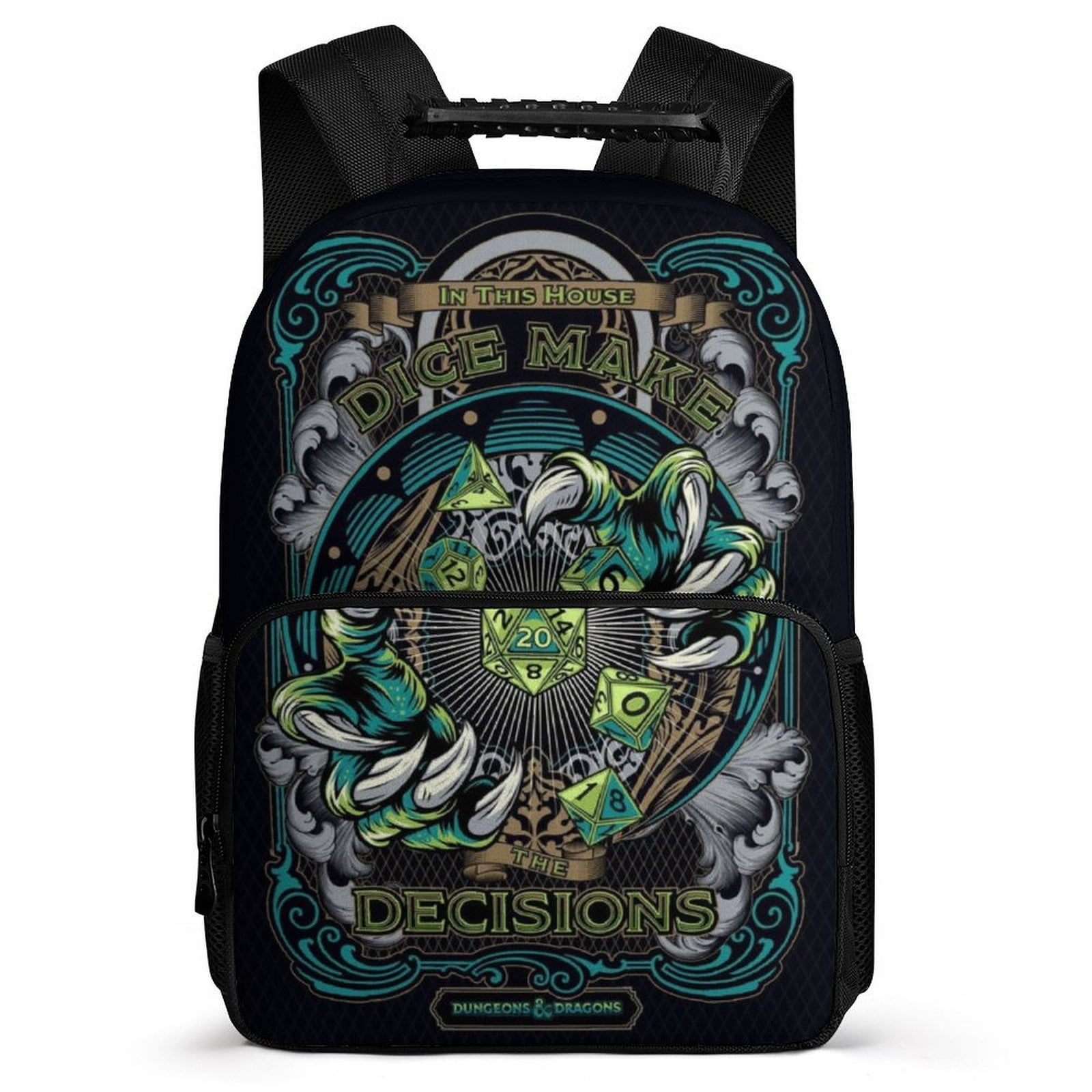 DND Dungeons And Dragons Backpack with Pocket for Travel Daily Use ...