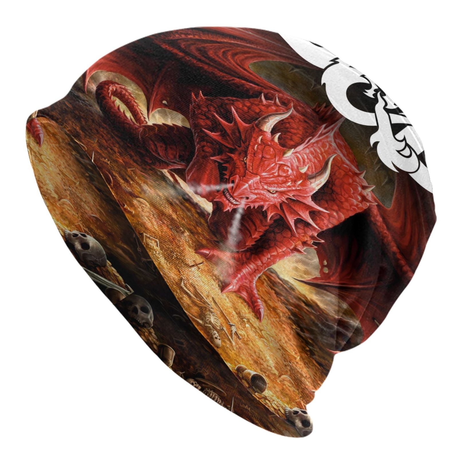 DND Dungeons And Dragons Beanie Hat Cap 3D Print Soft Slouchy Beanies ...