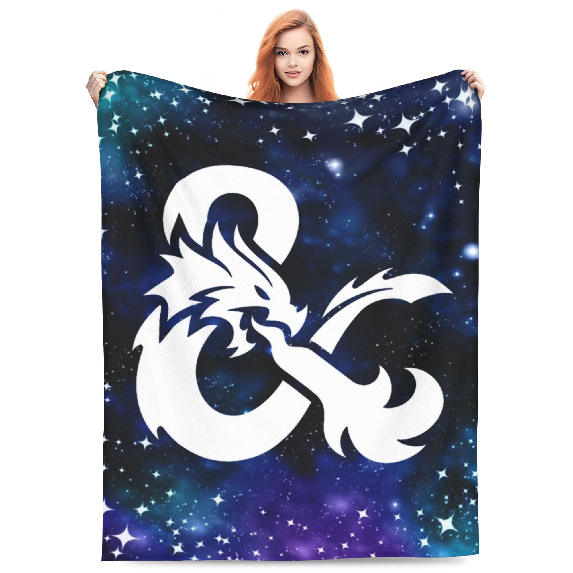 DND Dungeons And Dragons Bed Blanket Super Soft Fleece Throw Blanket ...