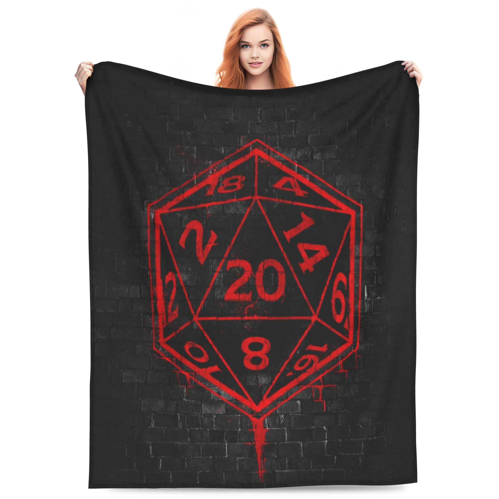 DND Dungeons And Dragons Bed Blanket Super Soft Fleece Throw Blanket ...