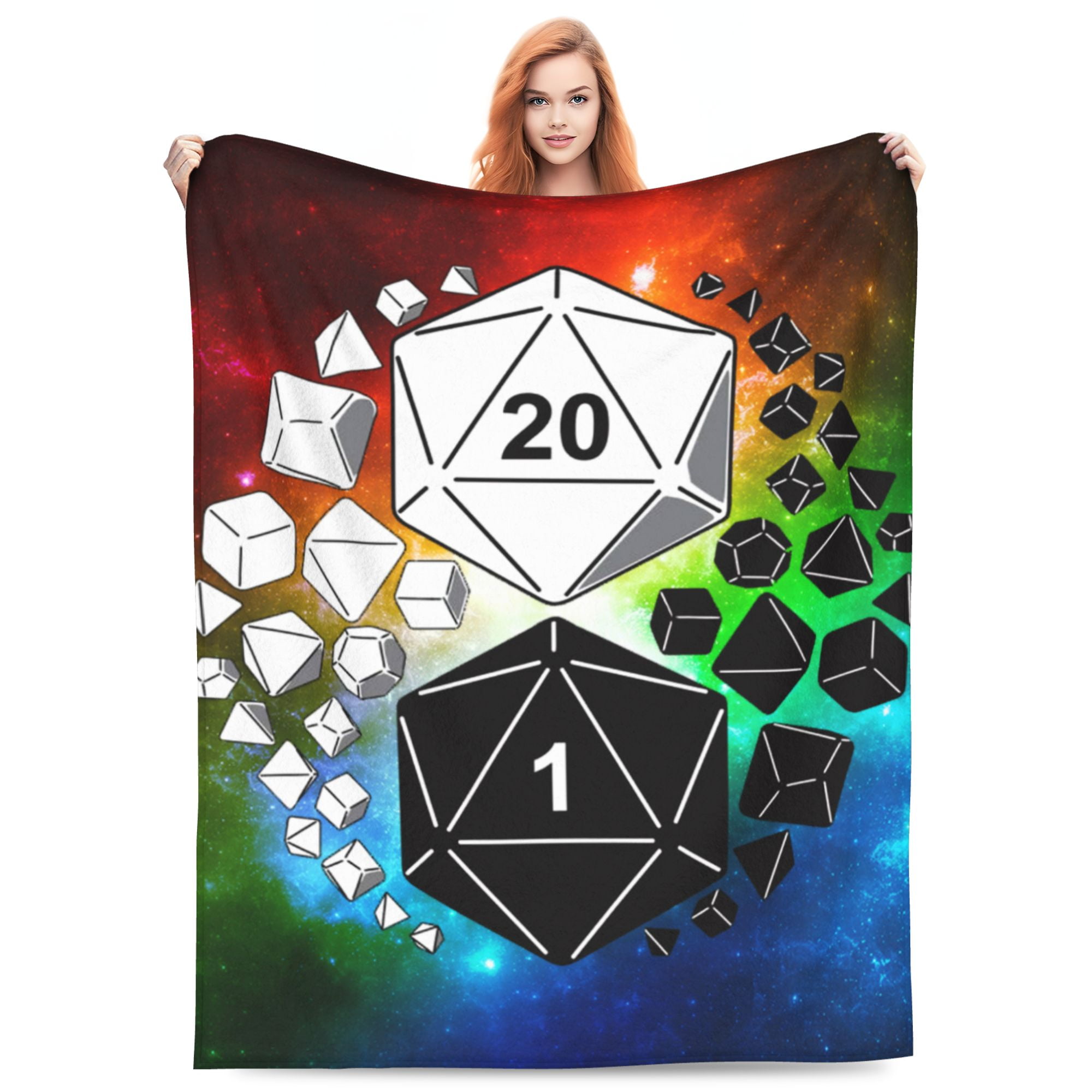 DND Dungeons And Dragons Bed Blanket Super Soft Fleece Throw Blanket ...