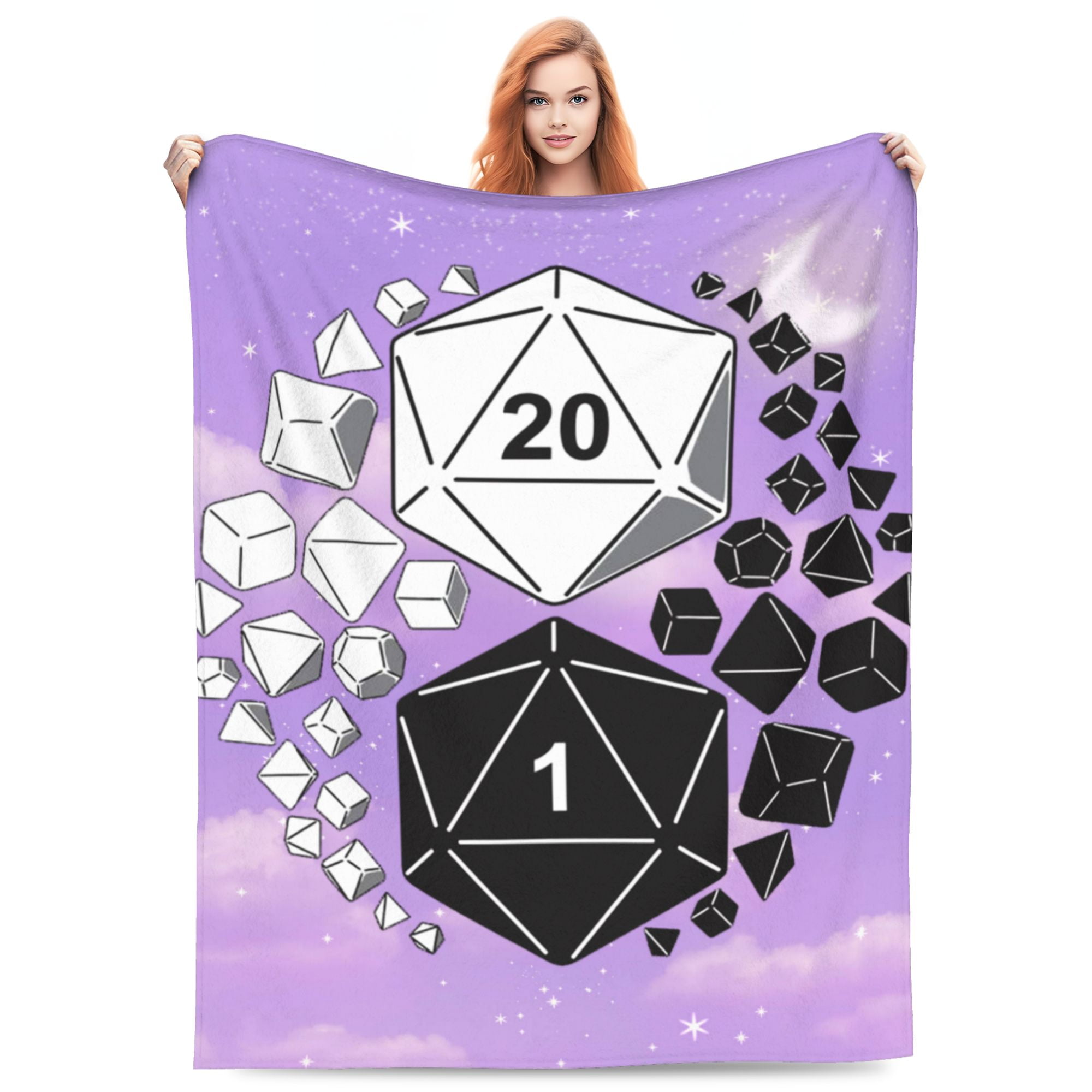 DND Dungeons And Dragons Bed Blanket Super Soft Fleece Throw Blanket ...
