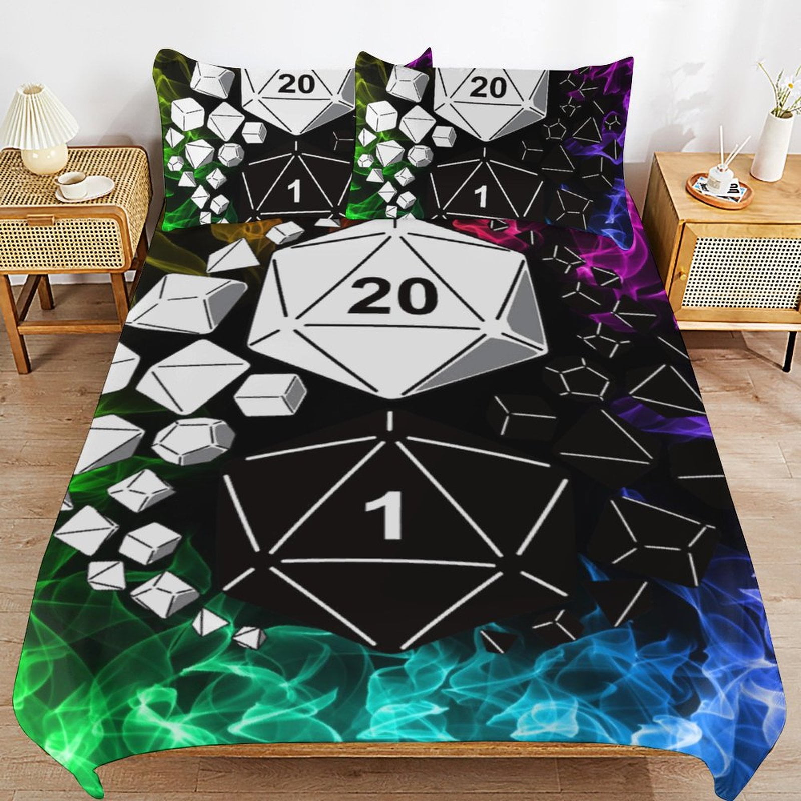 DND Dungeons And Dragons Bedding Set Anime Bedding Set Cartoon Duvet ...