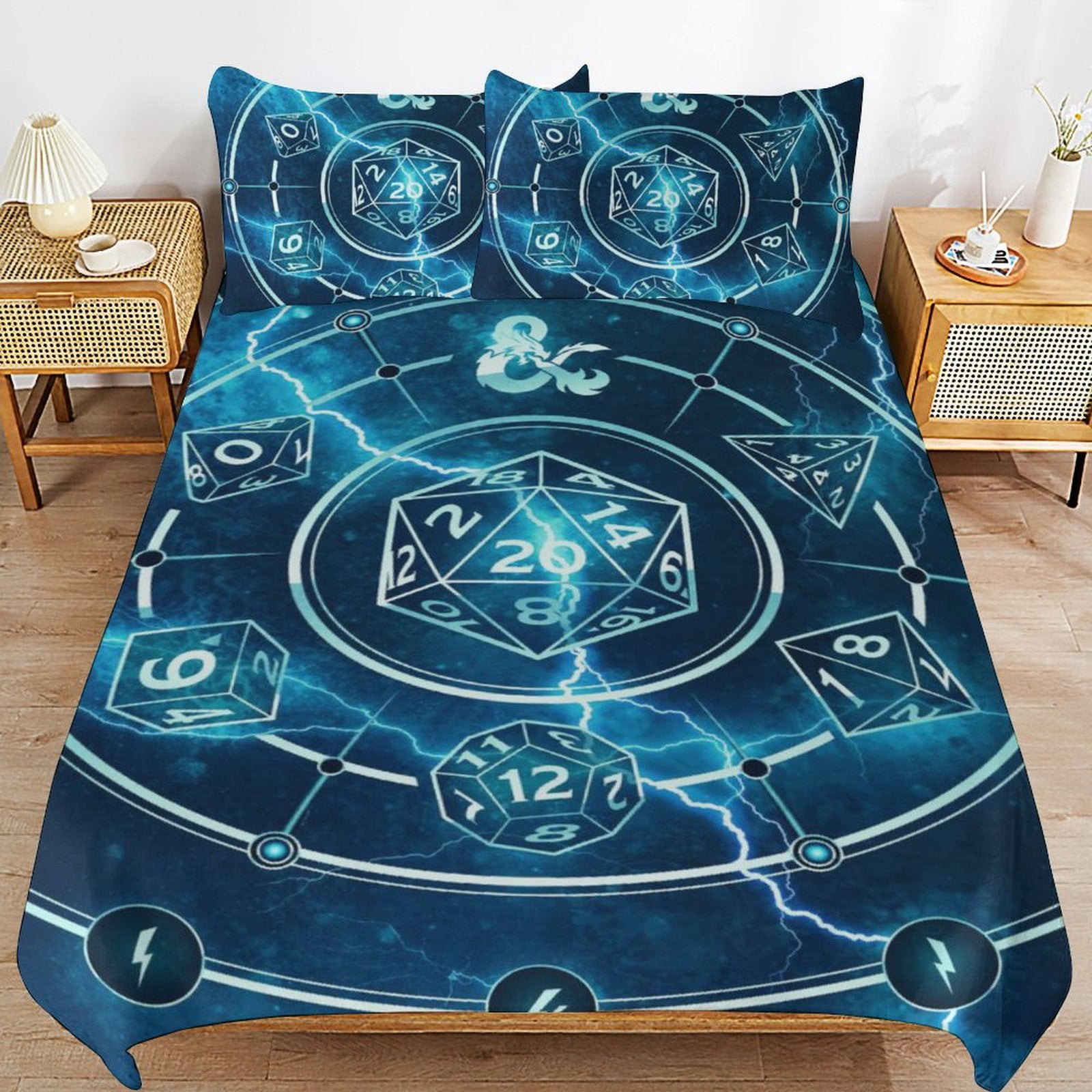 DND Dungeons And Dragons Bedding Set Anime Bedding Set Cartoon Duvet ...