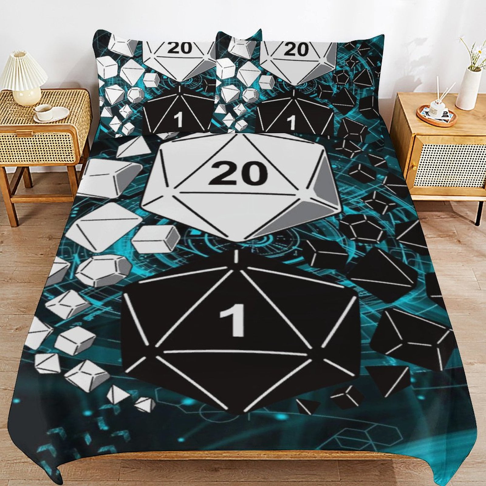 DND Dungeons And Dragons Bedding Set Anime Bedding Set Cartoon Duvet ...