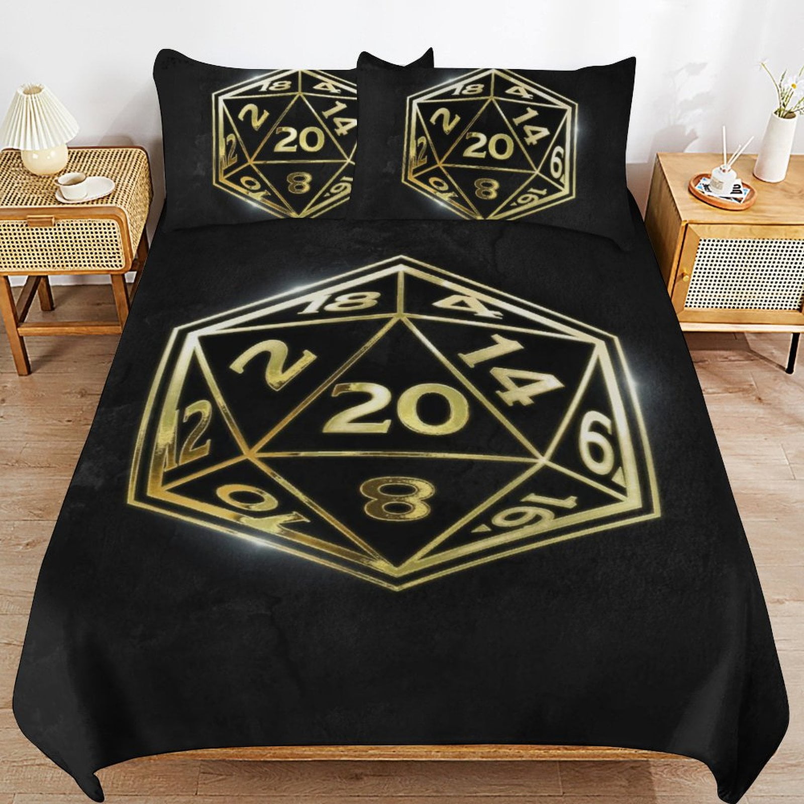 DND Dungeons And Dragons Bedding Set Anime Bedding Set Cartoon Duvet ...