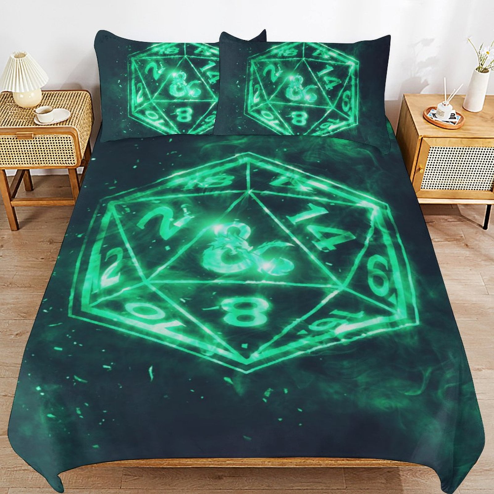 DND Dungeons And Dragons Bedding Set Anime Bedding Set Cartoon Duvet ...