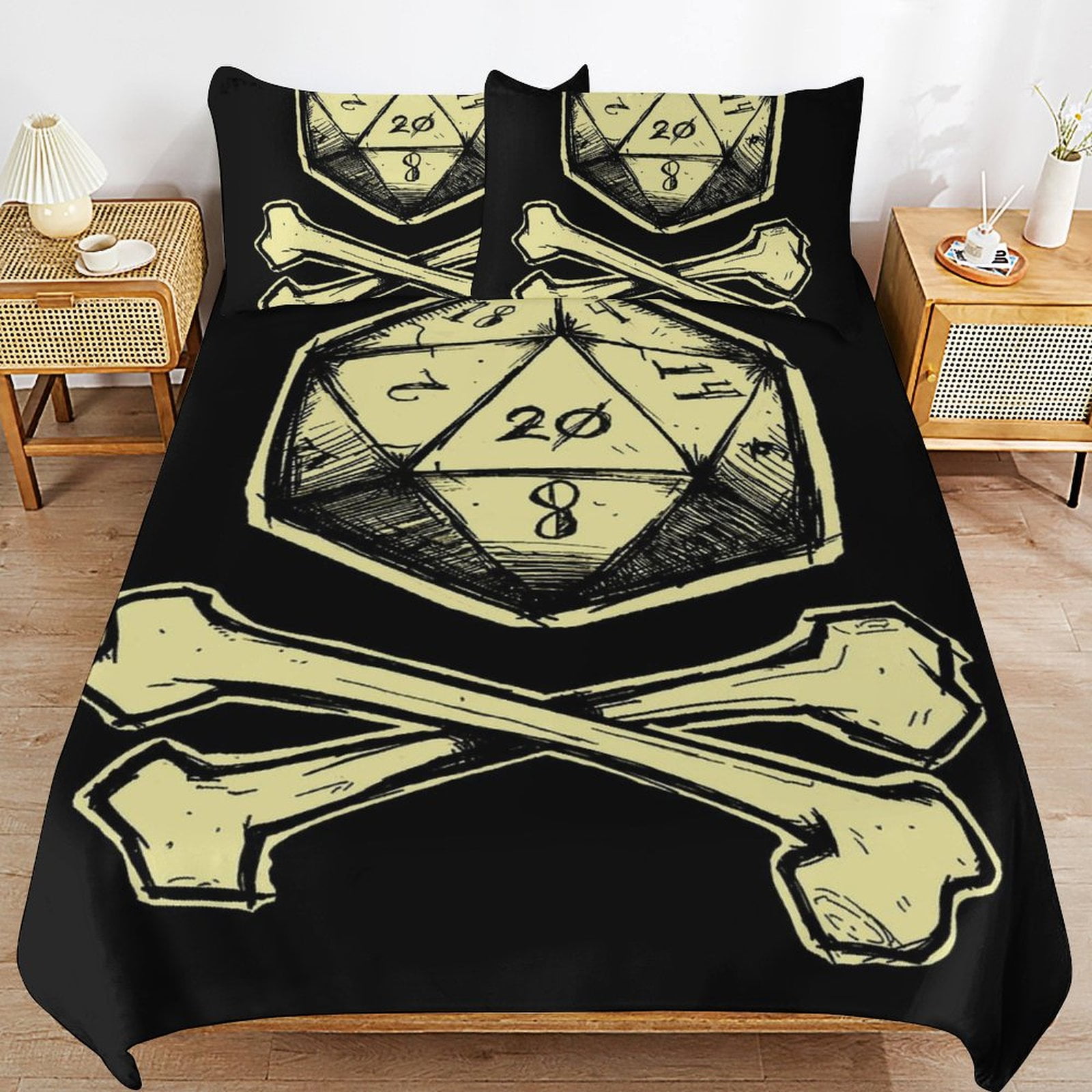 DND Dungeons And Dragons Bedding Set Anime Bedding Set Cartoon Duvet ...