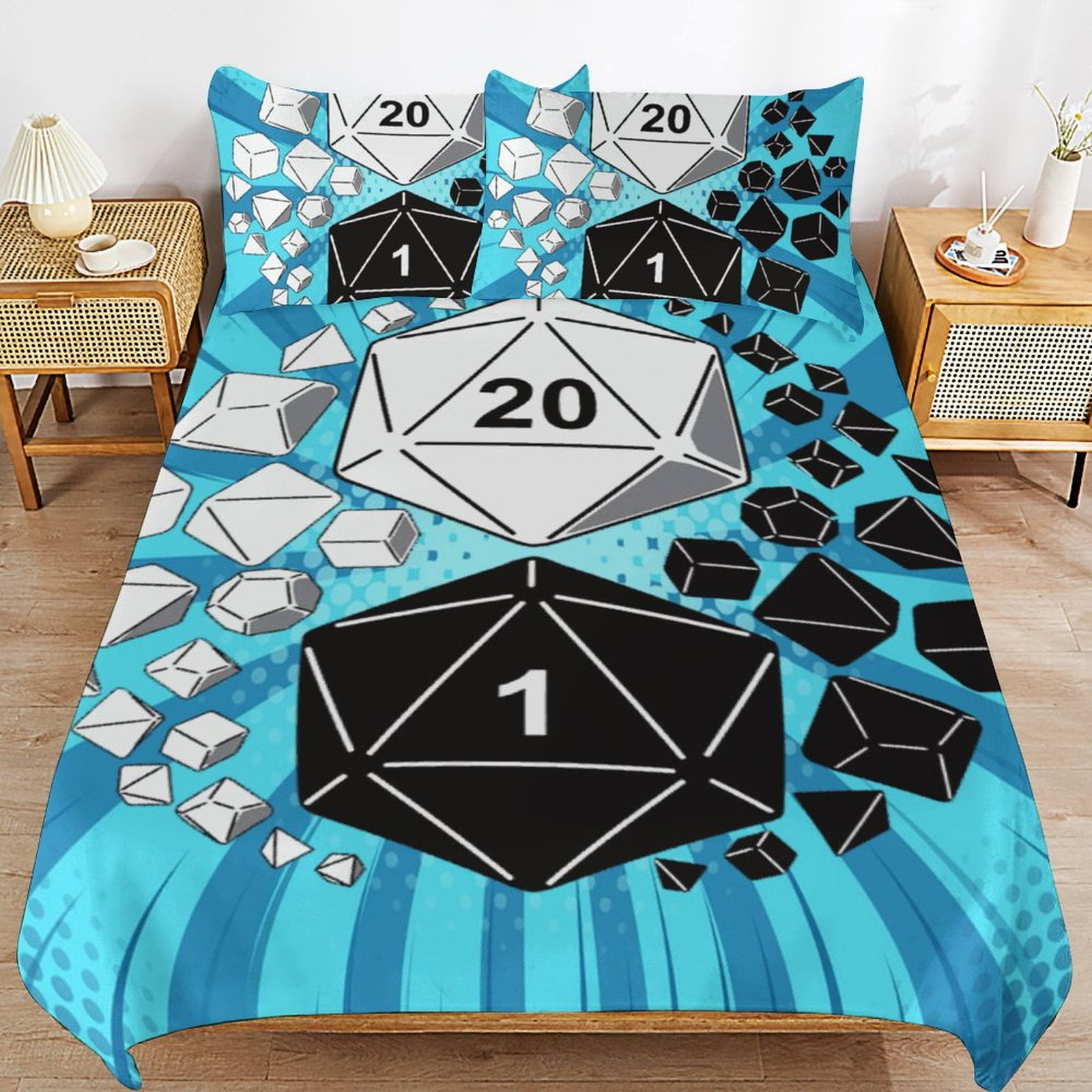 DND Dungeons And Dragons Bedding Set Anime Bedding Set Cartoon Duvet ...